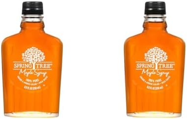 Amazon.com : Spring Tree Pure Maple Syrup Bottle, 8.5 Fl Oz (Pack of 2 ...