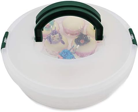 Amazon.com: 10 Inch Portable Pie Carrier with Lid and Tray 3-In-1 Round ...