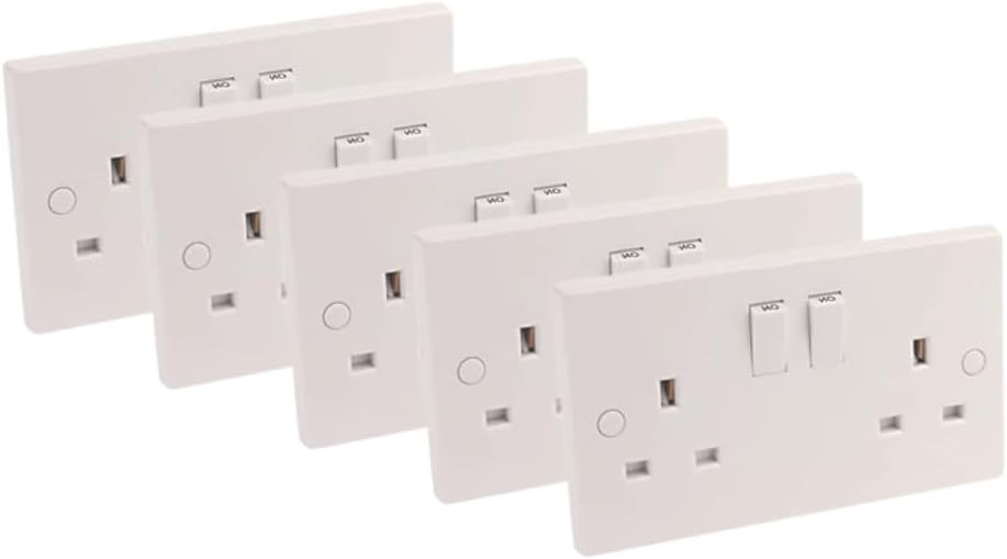 Click Mode 2G 13A Switched Socket White CMA036 : Amazon.co.uk: DIY & Tools