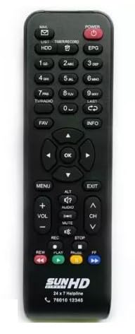 ERH India Compatible and Suitable for No. 1 Sun Direct Remote Sun tv ...