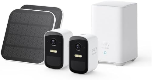 eufy Security, eufyCam 2C Pro 2-Cam Kit & Certified eufyCam Solar Panel ...