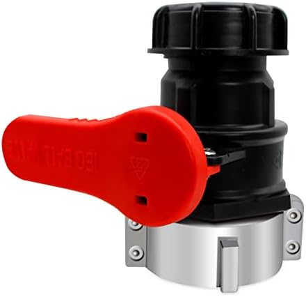 Amazon.com: 75mm IBC Tote Tank Adapter Ball Valve, 2.95" Coarse Thread ...