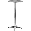 Amazon.com: Flash Furniture 23.25" Round Aluminum Indoor/Outdoor Bar ...