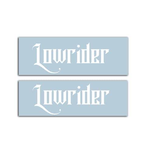Amazon.com: Lowrider sticker vinyl (2) pack 9" car truck van classic ...