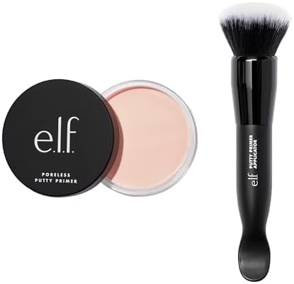 Amazon.com: e.l.f. Poreless Putty Primer & Brush Duo, Set of 2 ...