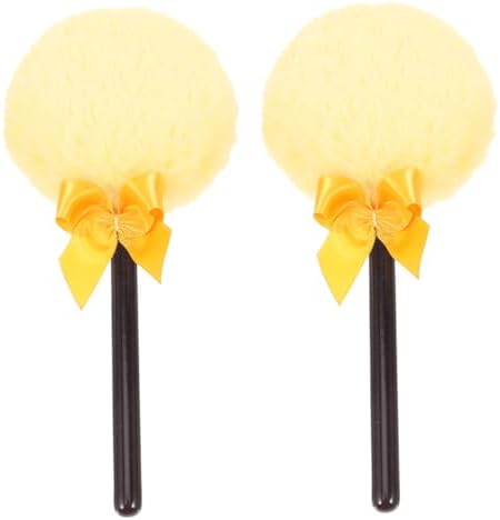 Amazon.com: Garneck 2Pcs Fluffy Powder Puff Lollipop Duster for Body ...