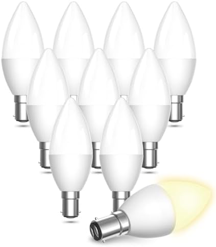 V-TAC Small Bayonet B15 LED Candle Light Bulb | 4.5W Equivalent to 40W ...