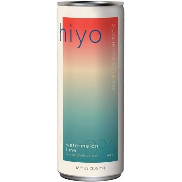 Amazon.com : Hiyo Organic Watermelon Lime Functional Seltzer, 12 FZ ...