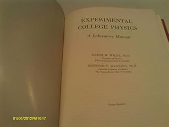 Amazon.com: Experimental College Physics: A Laboratory Manual ...