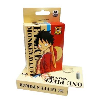 Geekmonkey Playing Cards Luffy & Friends Cards - 54 Cards Deck 2 Jokers ...