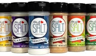 Amazon.com : MySALT Salt Substitute – 100% Sodium Free - Set of 6 ...