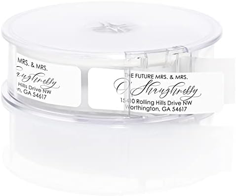 Amazon.com : Future Mrs and Mrs Rolled Address Labels / 250 ...
