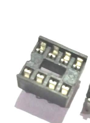 IC Base Socket 8 Pin for Diy Project Applications -DIP Package-3Pcs ...