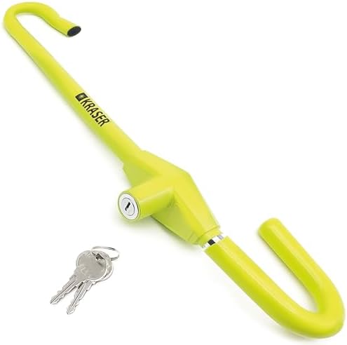 KRASER KR837 Universal Steering Wheel Brake Lock Anti-Theft Retractable ...