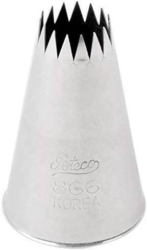 Amazon.com: Ateco French Fine Cut Star #6B Decorating Pastry Tip: Icing ...