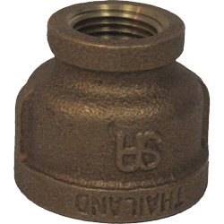 1" x 1/2" Brass Bell Reducer Female x Female: Amazon.com: Industrial ...