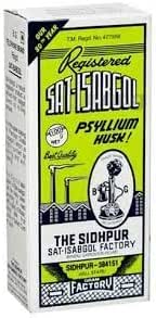 Amazon.com: Isabgol Psyllium Husk 100 Gram Sat Isbgol Natural Fibre ...