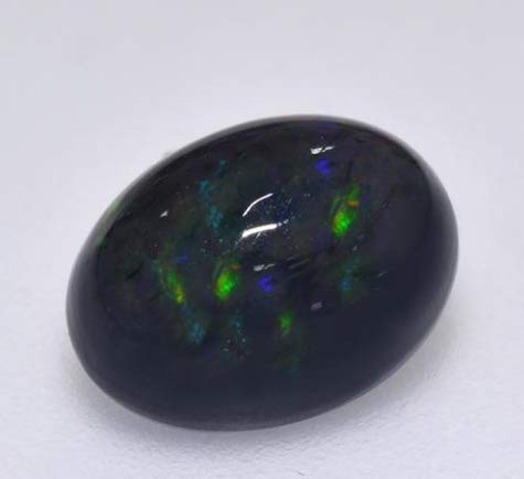 Buy Empirical Jewels Untreated Unheated Black Fire Opal Stone Original ...