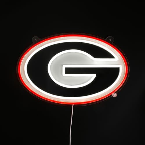 Amazon.com : Saturday Neon Officially Licensed NCAA Georgia Bulldogs ...