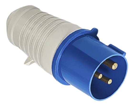 MEI 16A 3 Pin 220V Industrial Plug - 1 Nos : Amazon.in: Electronics