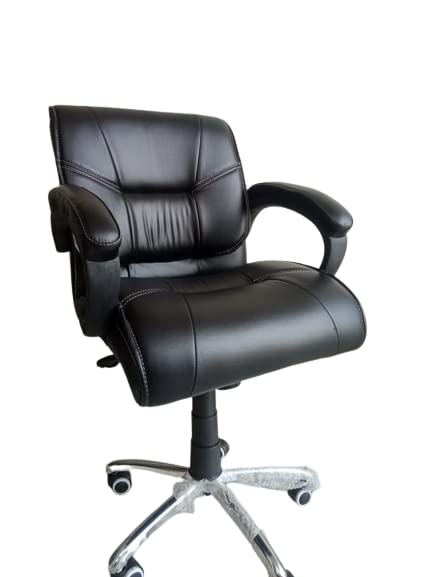 ANMOL GHARI Low Back Executive Classic Chair 360 DIGREE (Black) for ...