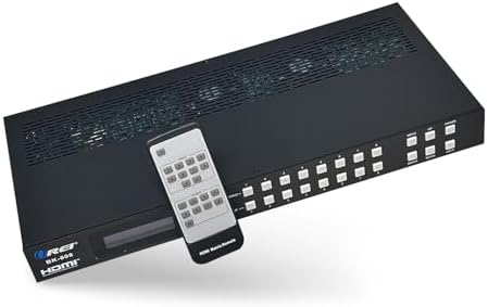 Amazon.com: OREI 8x8 HDMI 4K Matrix Switch/Splitter, (8-Input, 8-Output ...