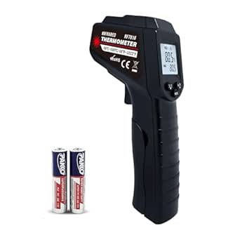 Amazon.com: KT Thermo Infrared Thermometer with Adjustable Emissivity ...