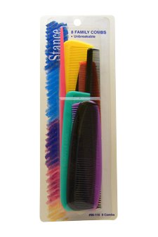 Amazon.com : Unbreakable 8 Family Comb Unisex 8-Count : Hair Combs ...
