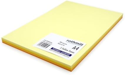 Rothmill Card, 220gsm (280 microns), A4 (210x297mm), 50 Sheets, 5 ...