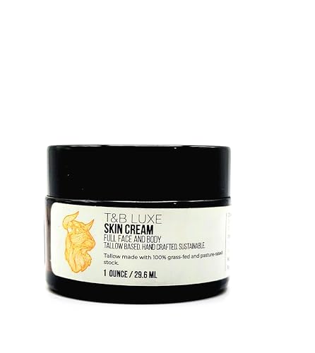 Amazon.com: T&B LUXE Whipped Skin Cream, Tallow Based, Signature Scent ...