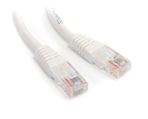StarTech.com Cat5e Ethernet Cable - 25 ft - White - Patch Cable ...