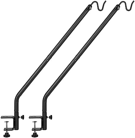 Kingsyard Heavy Duty Deck Hook, 27"-39" Adjustable Metal Deck Railing ...