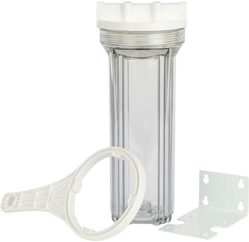 Empty, Clear Refillable Reusable Water Filter Cartridge Universal (2.5 ...