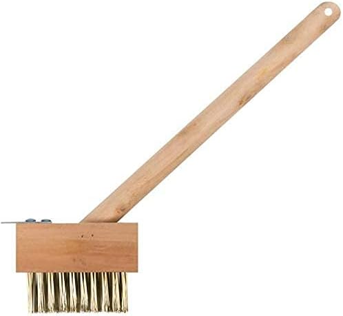 PREEMO Patio weed brush 30CM with scraper for cleaning block paving and ...