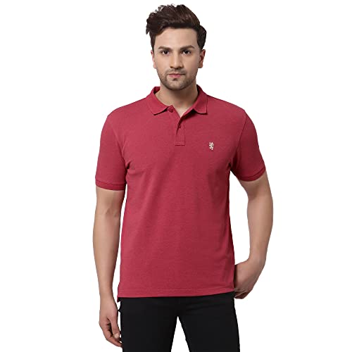 Red Tape Men Maroon Melange Solid T-Shirt - Price History