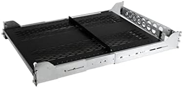 Amazon.com: StarTech.com 2U Vented Sliding Server Rack Shelf w/ Cable ...