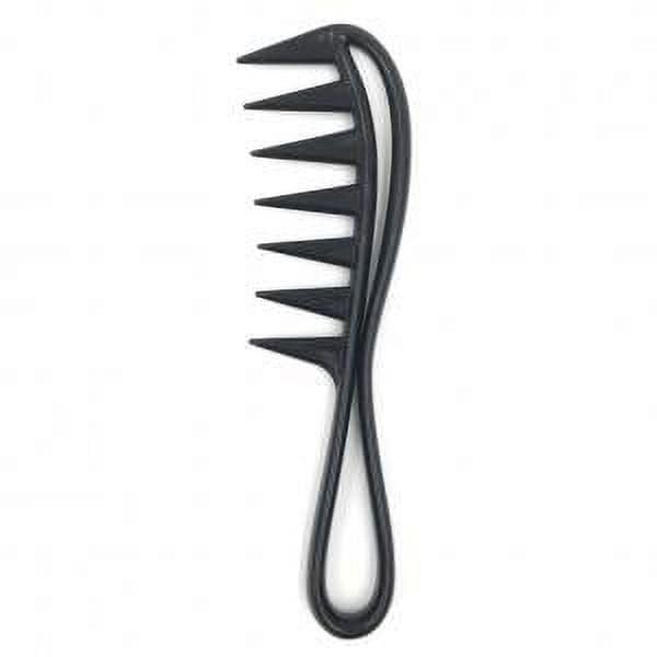 Amazon.com : Black Large Tooth Detangle Comb Shampoo Wide Teeth Comb ...