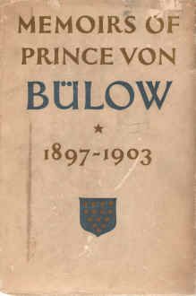 Memoirs of Prince Von Bulow: Vols. 1 & 2 of 4 vols: Voigt, F.A.: Amazon ...