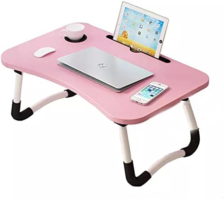 Amazon.com: Laptop Bed Desk Table Tray Stand with Cup Holder/Drawer for ...