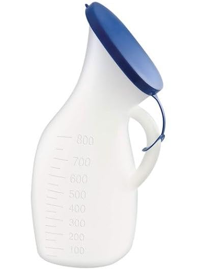 Urine Pot for Women in Bed Patient, Female Urinal Collector With Lid ...