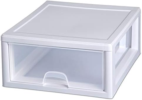 Amazon.com: Sterilite 6-Pack Plastic Storage Drawers, Stackable Drawer ...