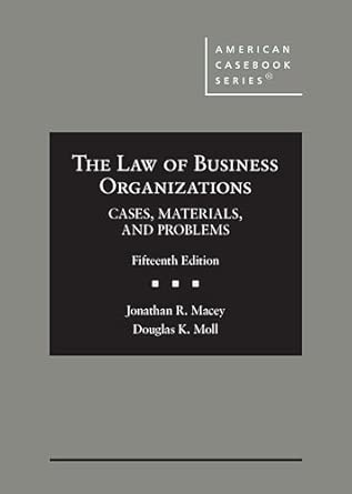 Amazon.com: The Law of Business Organizations, Cases, Materials, and ...