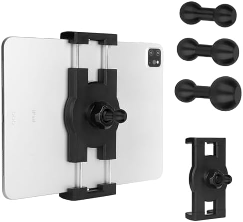 Amazon.com: Mippko 17mm Ball Mount,Phone Holder with 3 Ball Adapters ...