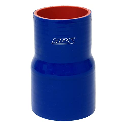 HPS HTSRNBLUE-315 3" - 3.5" ID, 6" Length, Silicone Reducer Coupler ...