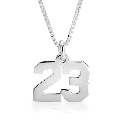 Amazon.com: Number Necklace - Sports Number Chain, Football, Baseball ...