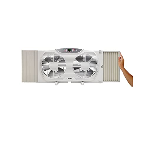 Snapklik.com : Lasko Electrically Reversible Twin Window Fan