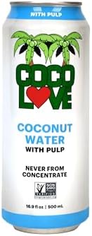Amazon.com : Coco Love 100% Coconut Water | 64 Fl Oz - 1.89L (6 Pack ...
