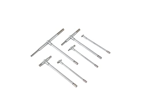 Snapklik.com : Beslands 6 Pc Telescoping Gage Set, T-Bore Hole Gauges ...