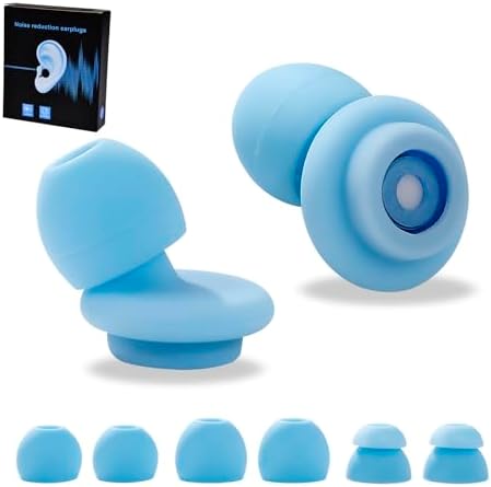 Amazon.com: Silicone Ear Plugs for Sleeping Noise Cancelling, Sleep ...
