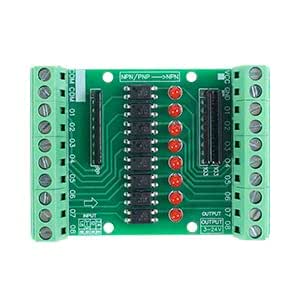 Optocoupler Isolation Board, 8CH Optocoupler Isolation Module DC 3.3V ...